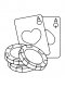 Casino coloring pages