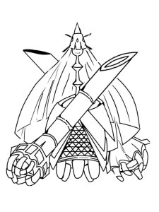 Pokemon Celesteela coloring pages - Free Printable