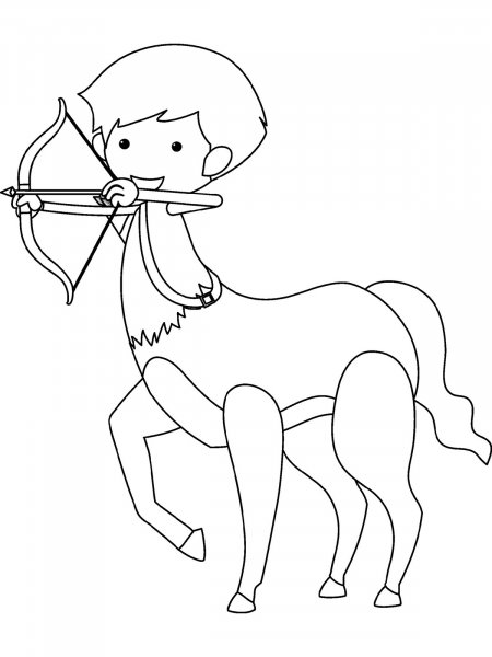 Centaur coloring pages