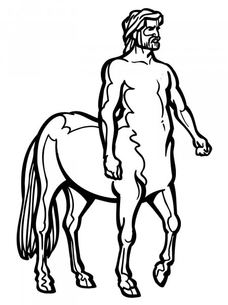 Centaur coloring pages