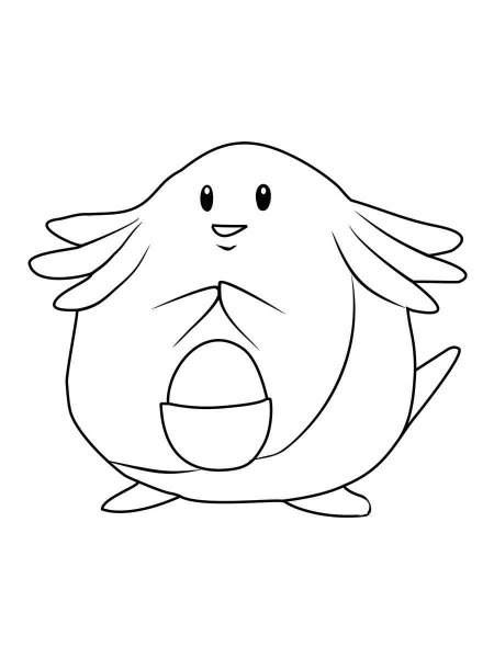 Pokemon Chansey coloring pages - Free Printable