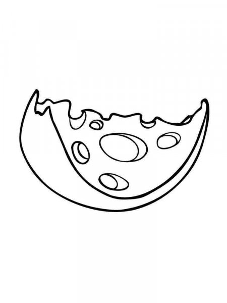 Cheese coloring pages