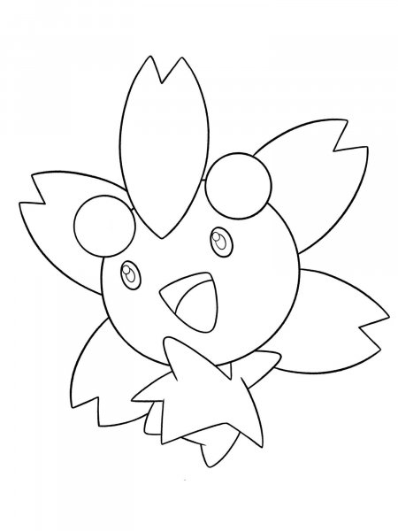 Pokemon Cherrim coloring pages - Free Printable