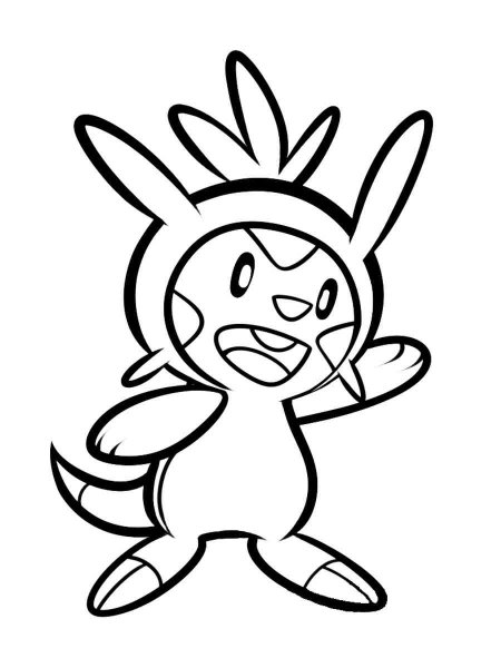 Pokemon Chespin coloring pages - Free Printable