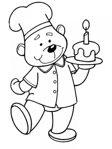 Chief cook coloring pages
