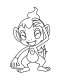 Pokemon Chimchar coloring pages - Free Printable