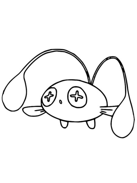 Pokemon Chinchou coloring pages - Free Printable