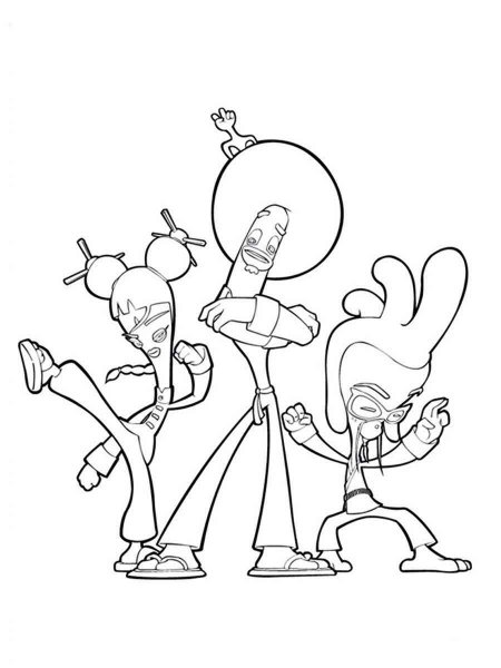 Chop Socky Chooks coloring pages