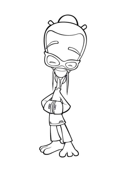 Chop Socky Chooks coloring pages