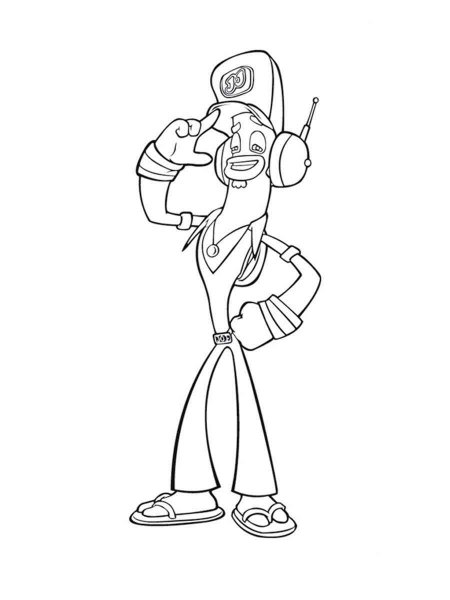 Chop Socky Chooks coloring pages