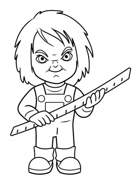 Chucky coloring pages