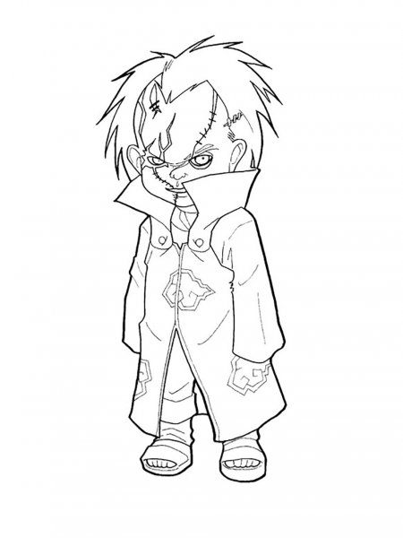 Chucky coloring pages