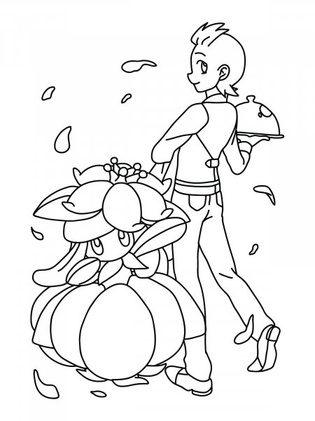 Cilan Pokemon Coloring Pages