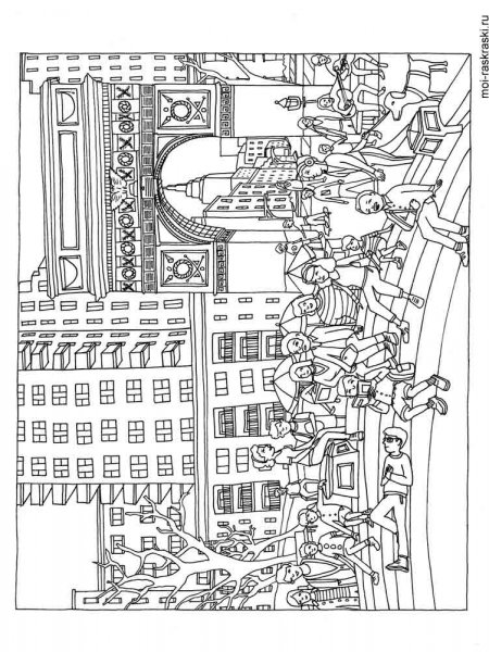 City coloring pages. Download and print City coloring pages.