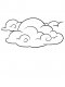 Cloud coloring pages