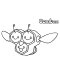 Combee Pokemon coloring pages - Free Printable