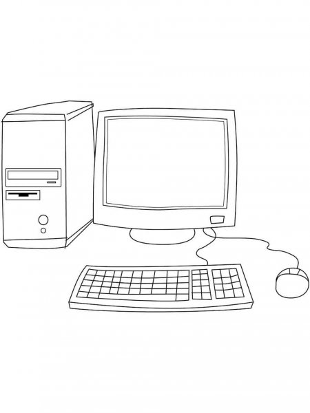 Computer coloring pages