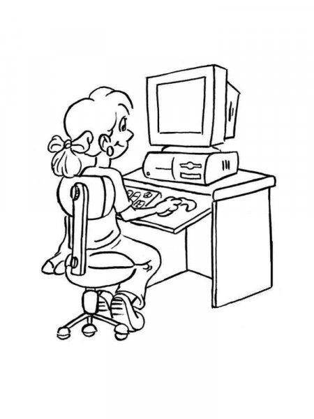 Computer coloring pages