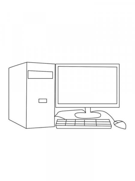 Computer coloring pages