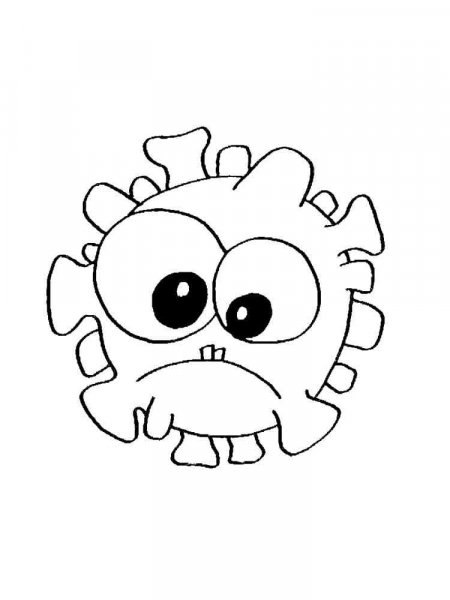 Coronavirus coloring pages