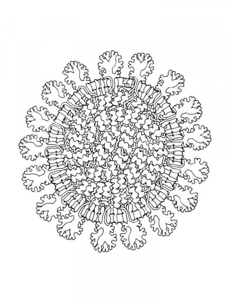 Coronavirus coloring pages