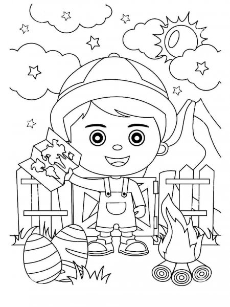 Cub Scout coloring page - Free printable
