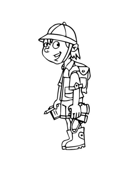 Cub Scout coloring page - Free printable