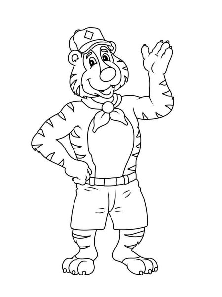 Cub Scout coloring page - Free printable