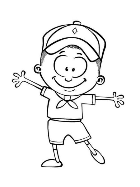Cub Scout coloring page - Free printable