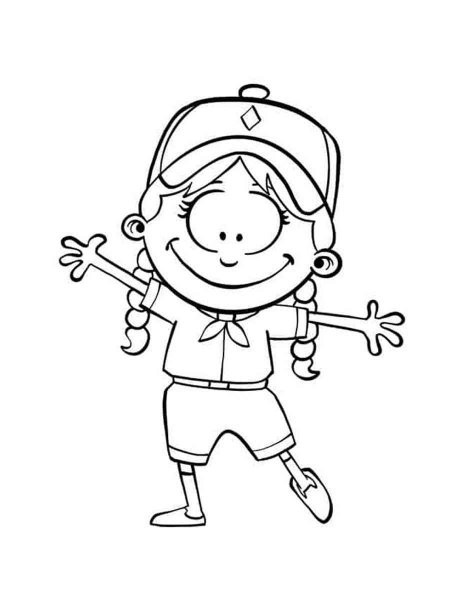Cub Scout coloring page - Free printable
