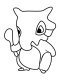 Pokemon Cubone coloring pages - Free Printable