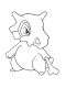 Pokemon Cubone coloring pages - Free Printable
