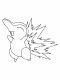 Pokemon Cyndaquil coloring pages - Free Printable