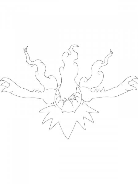 Darkrai Pokemon coloring pages - Free Printable