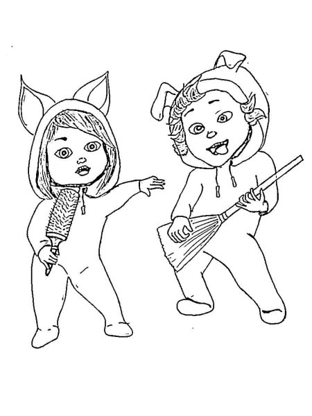 Dave and Ava coloring pages