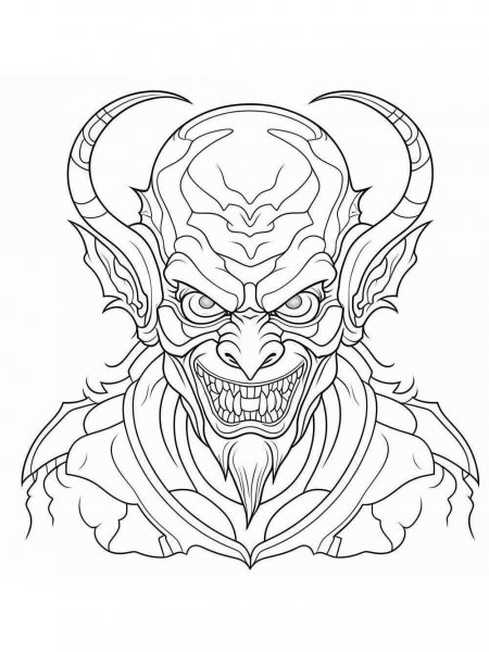 Demons coloring pages
