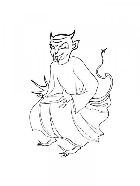 Demons coloring pages