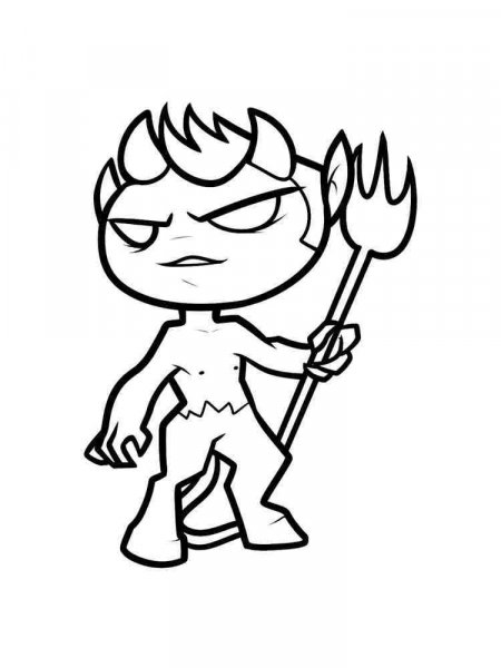 Demons coloring pages