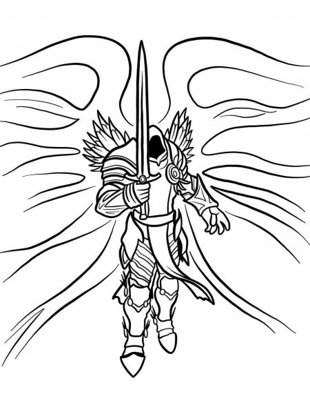 Diablo coloring pages