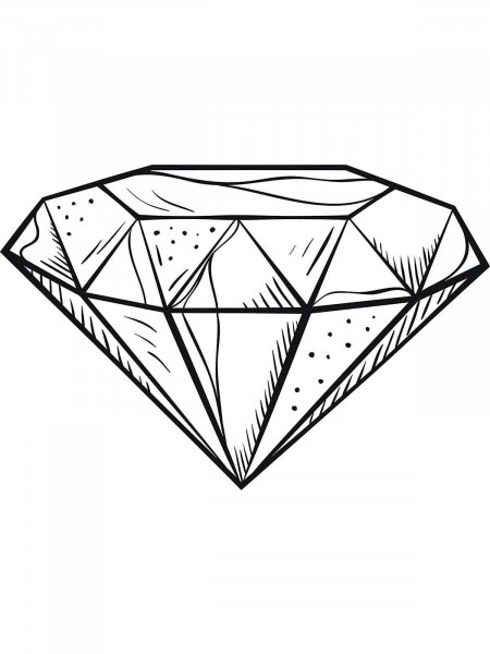 Diamond coloring pages