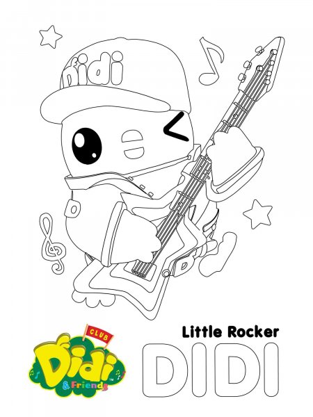 Didi and Friends coloring pages
