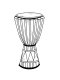 Djembe coloring pages
