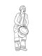 Djembe coloring pages