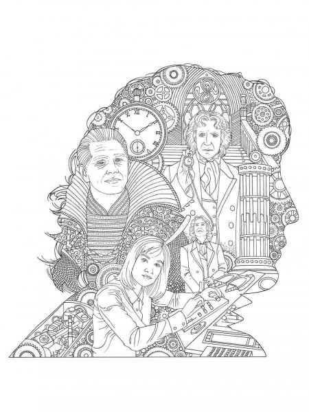 Doctor Who coloring pages