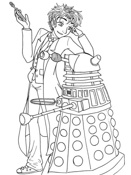 Doctor Who coloring pages