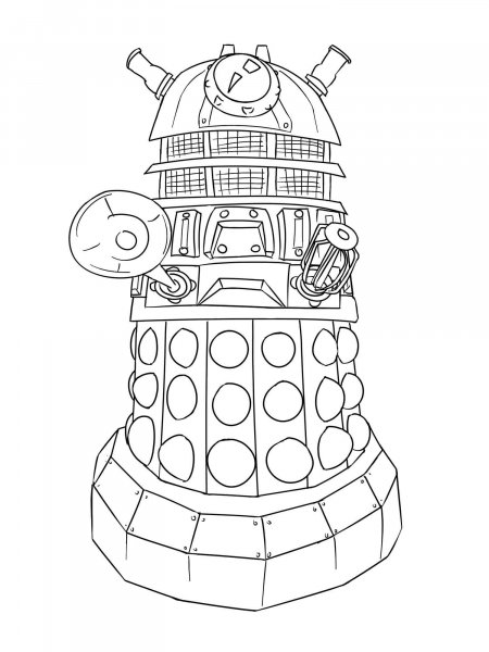 Doctor Who coloring pages