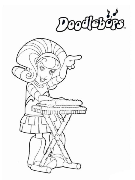Doodlebops coloring pages