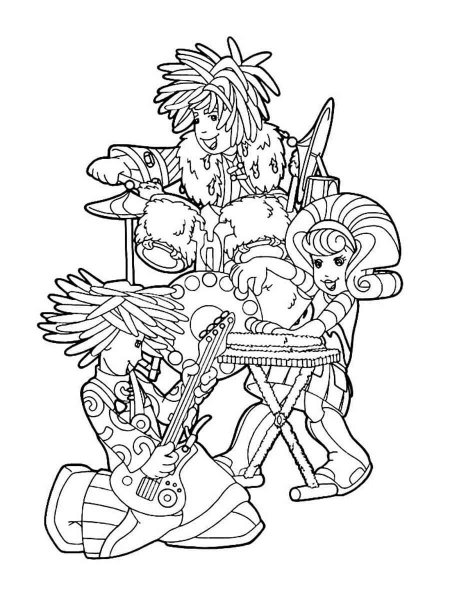 Doodlebops coloring pages