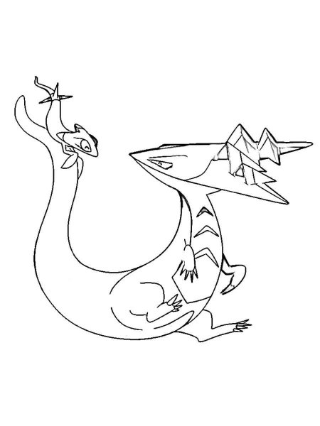 Dragapult Pokemon coloring pages - Free Printable