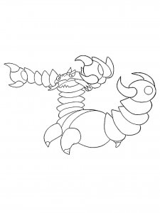 Drapion Pokemon coloring pages - Free Printable